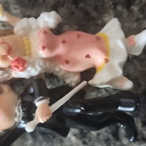 Source Unknown | Party Supplies | Vintage Wedding Cake Topper Happy ...